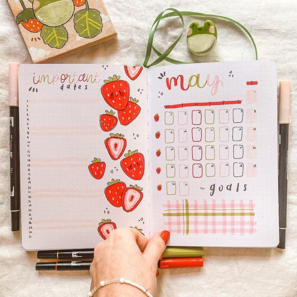 Best Monthly Cover Spread For Your Bullet Journal This May - KAYNULI