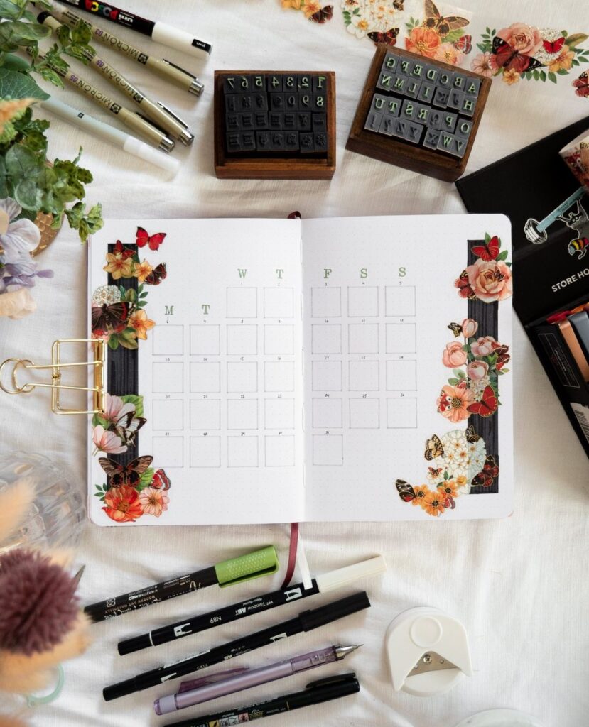 March Monthly Cover Spread Designs For Your Bullet Journal - KAYNULI