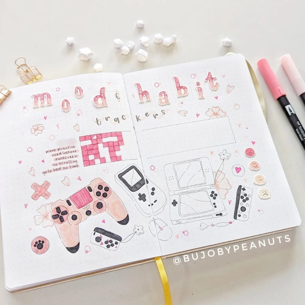 Best Mood Trackers For Your Bullet Journal This March - KAYNULI