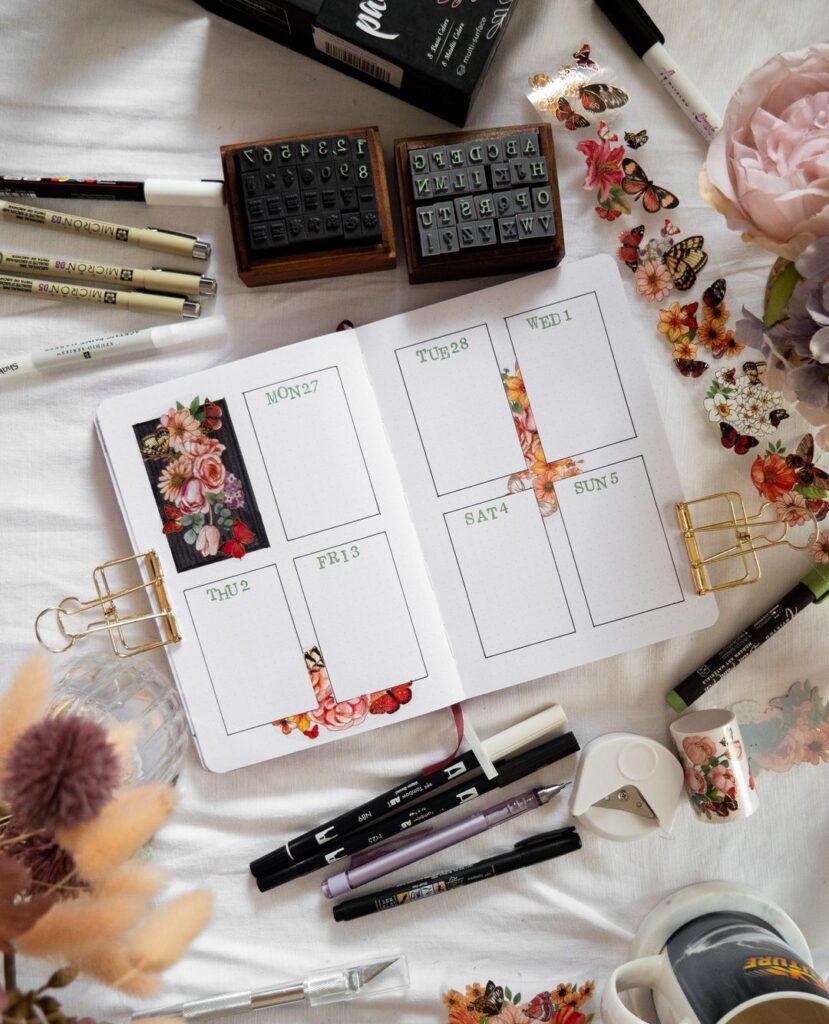 Best Weekly Spread Ideas For Your Bullet Journal This March - KAYNULI